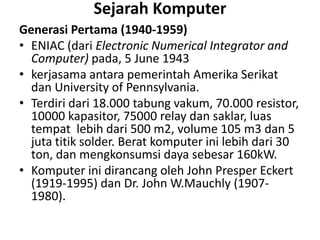 Sistem komputer | PPTX