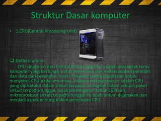 Sistem komputer | PPTX
