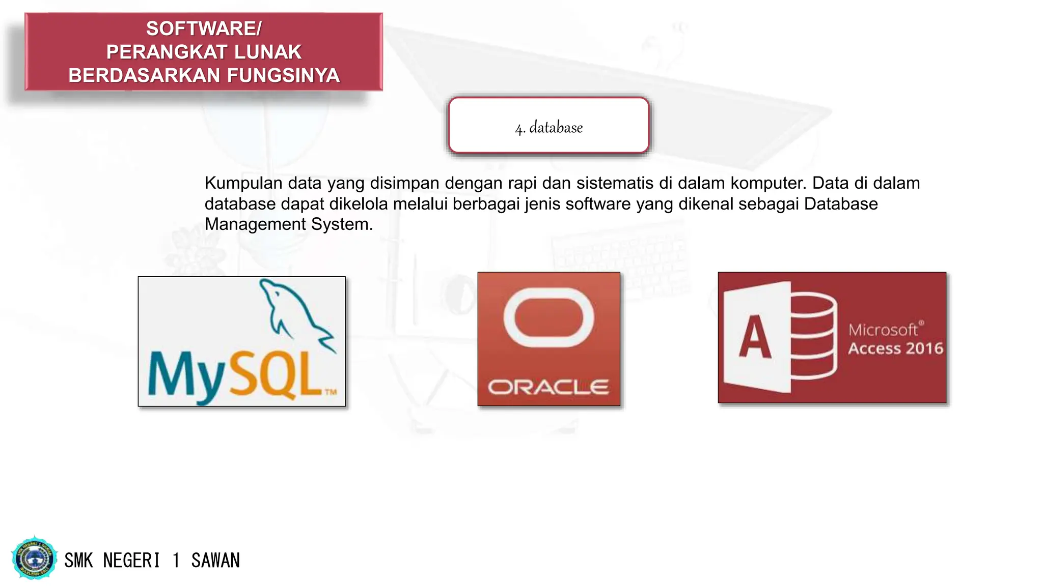 Materi Sistem Komputer SMK mengenai software dan hardware | PPT
