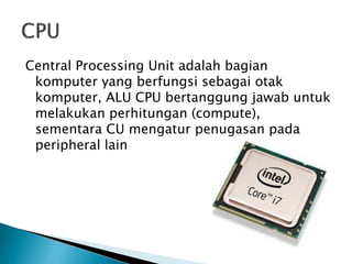 Sistem komputer minimum | PPTX