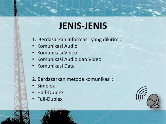 Sistem komunikasi radio | PPTX