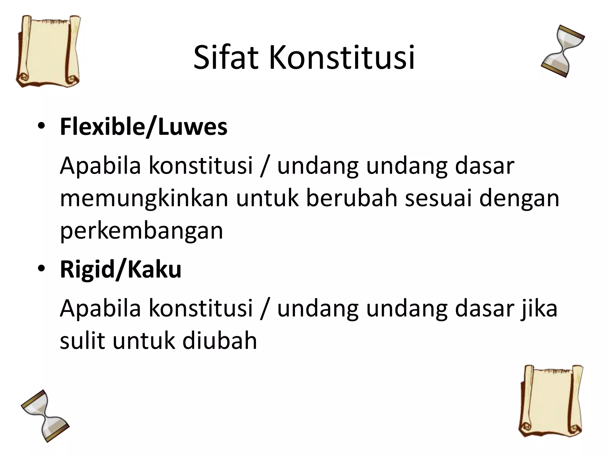 Sistem Konstitusi And Dinamika Pelaksanaan Uud 1945 Ppt 
