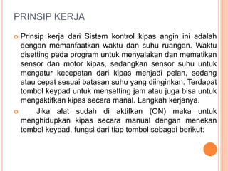 Sistem Kontrol Pada Kipas Angin | PPTX