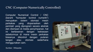 Sistem kontrol pada mesin cnc | PPT