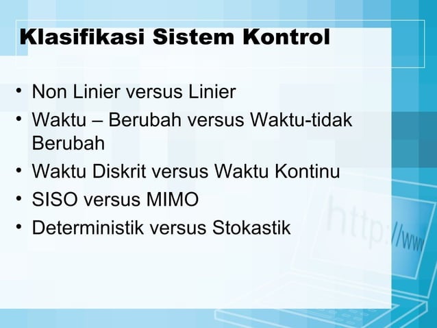 Sistem kontrol, pengendalian & keamanan sistem | PPT