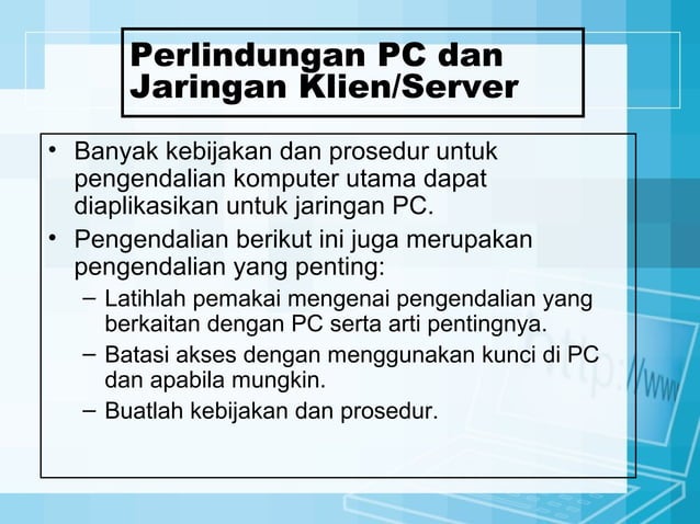 Sistem kontrol, pengendalian & keamanan sistem | PPT