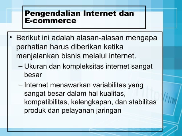 Sistem kontrol, pengendalian & keamanan sistem | PPT