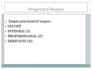 Sistem kontrol proses | PPTX