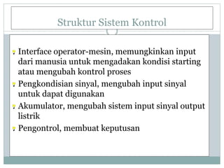 Sistem kontrol proses | PPTX