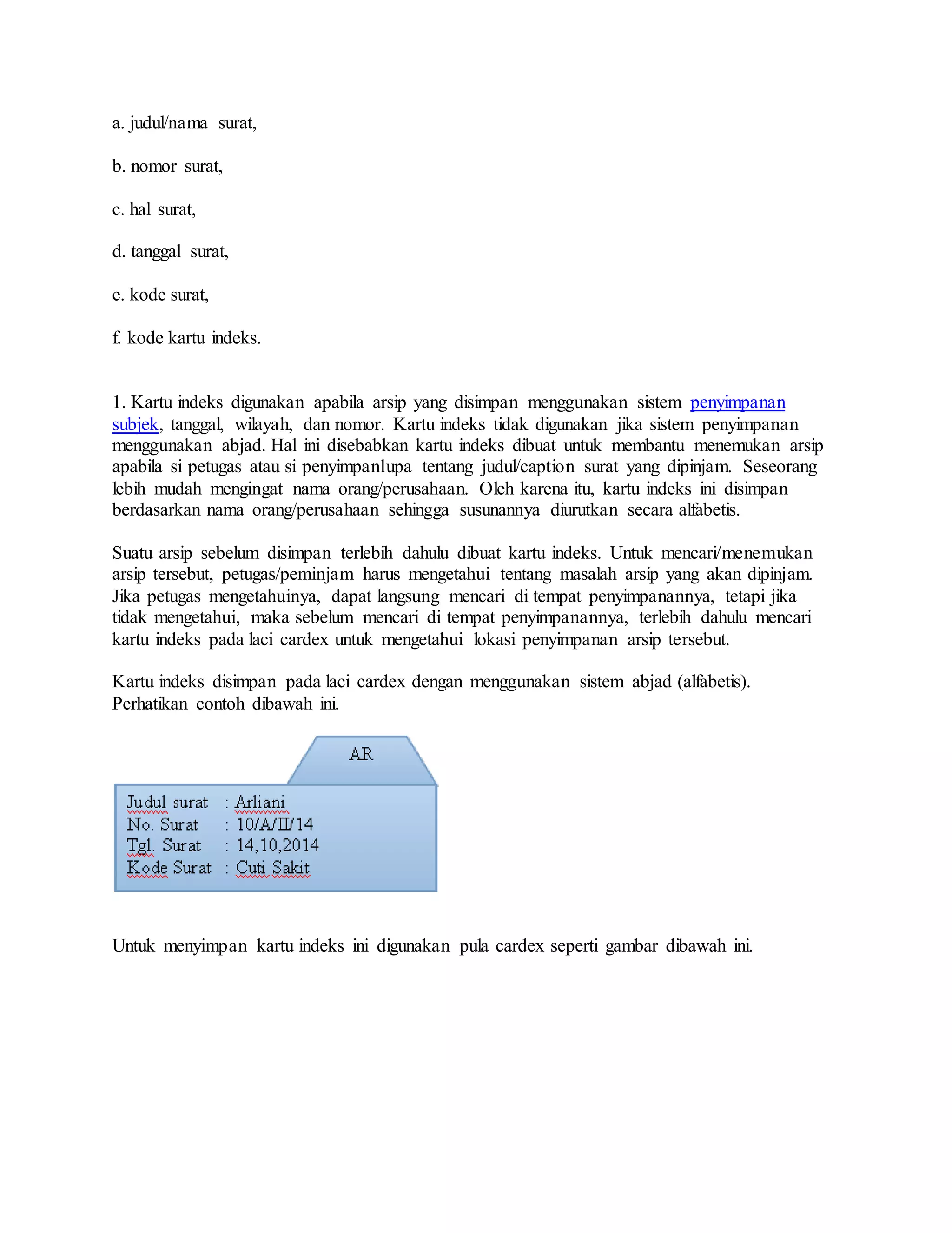 Sistem kronologis atau sistem tanggal dalam kearsipan | DOCX