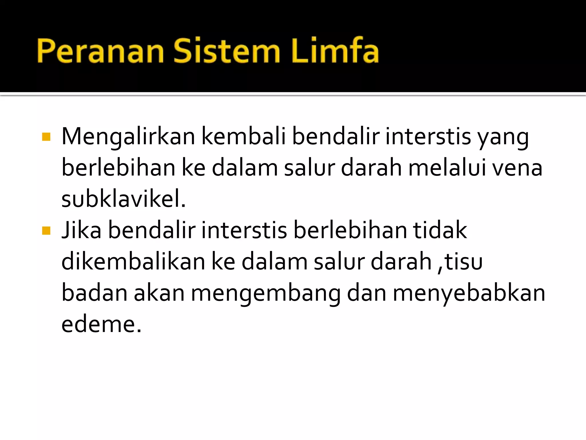 Sistem limfa | PPTX