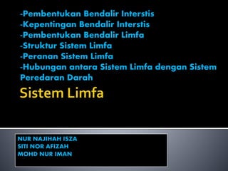 Sistem limfa | PPTX