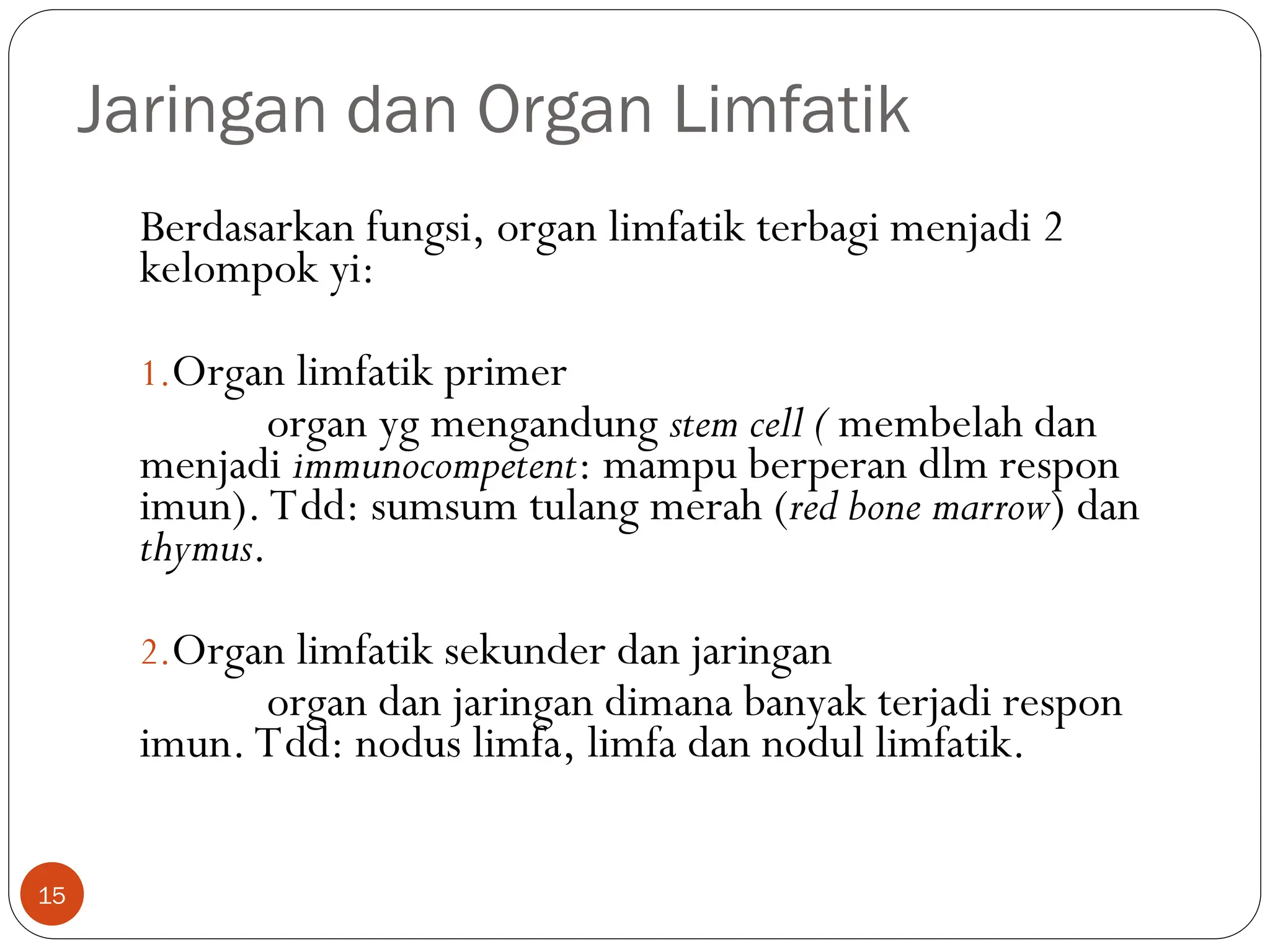 sistem limfa dan struktur kapiler pada limfa | PPT
