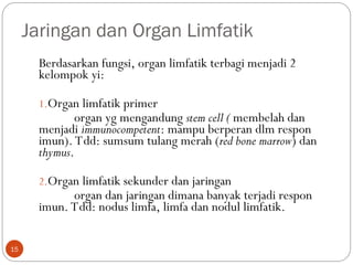 sistem limfa dan struktur kapiler pada limfa | PPT
