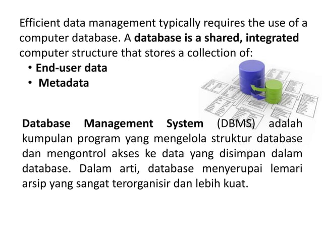 Sistem Manajemen Basis Data 2 | PPT