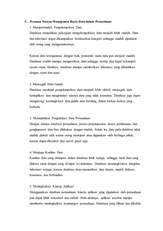 Sistem manajemen basis data | PDF
