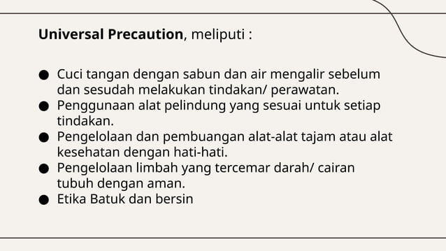Sistem Manajemen Keselamatan Dan Kesehatan Kerja Dan Prinsip Patient Safety Serta Universal ...