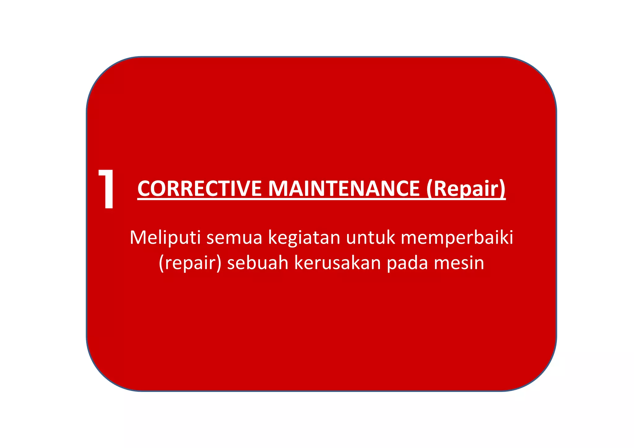 Sistem manajemen maintenance | PDF