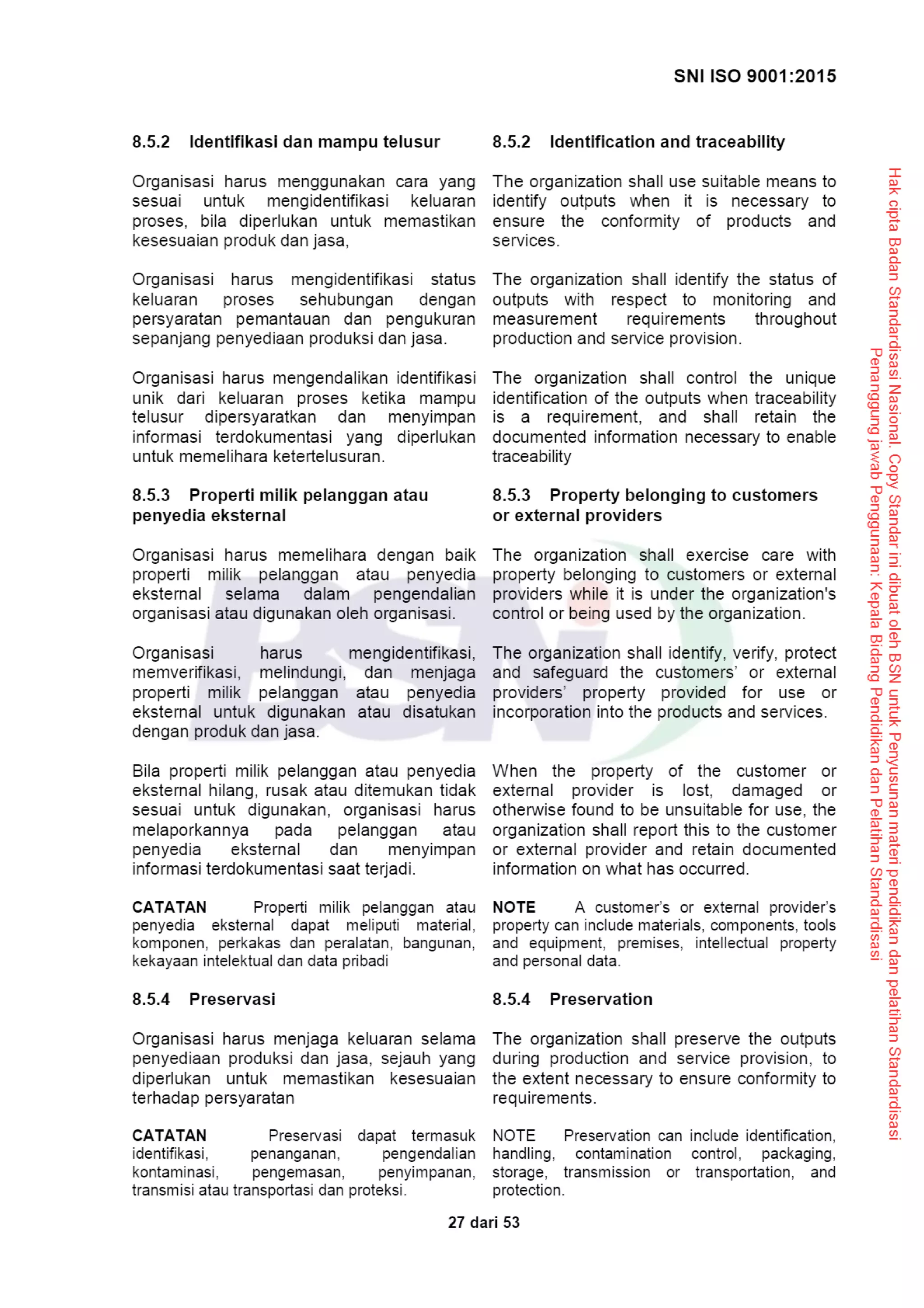 Sistem Manajemen Mutu Persyaratan (ISO 9001:2015) - Quality Management ...