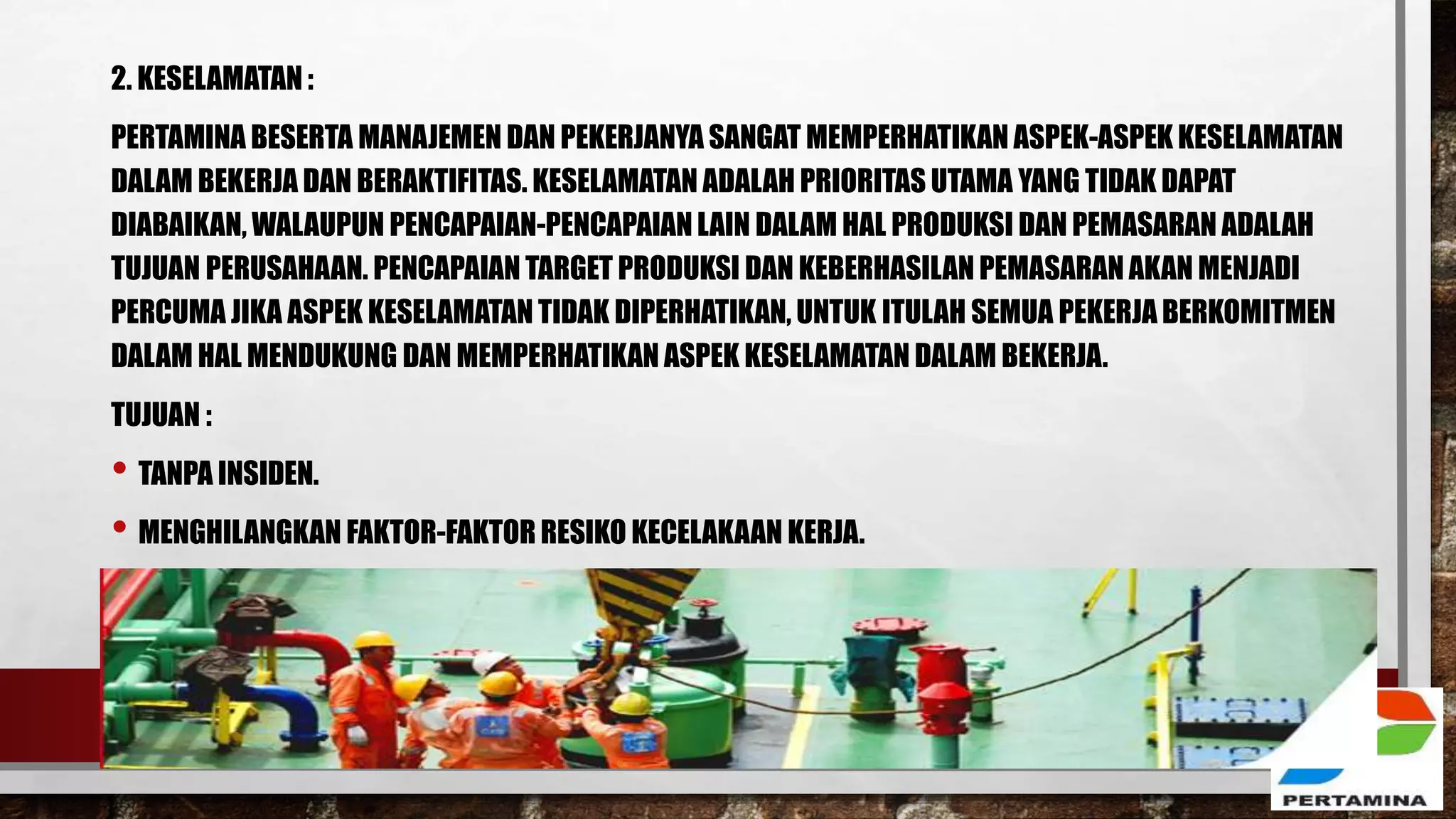 Sistem manajemen pertamina | PPTX