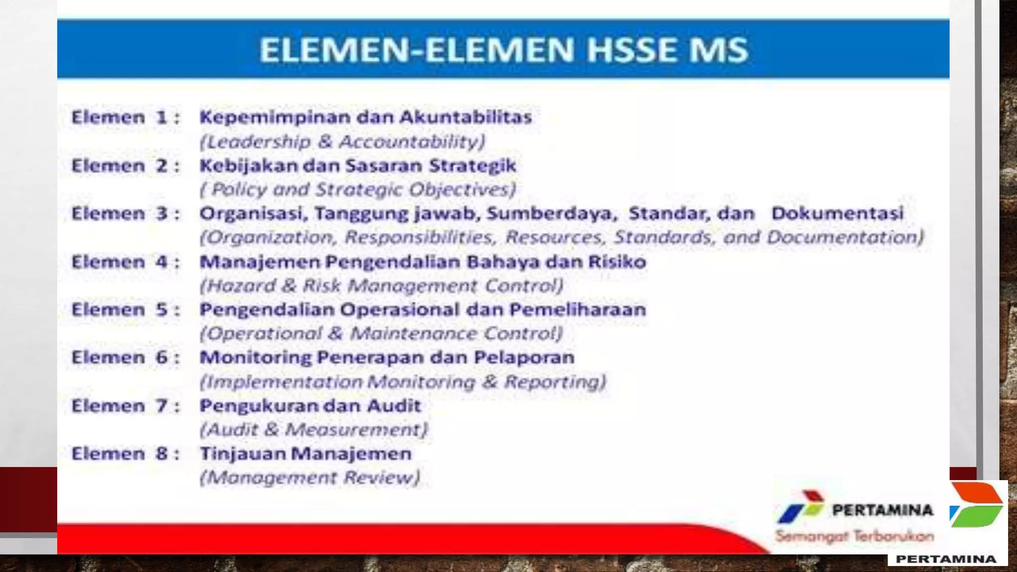 Sistem manajemen pertamina | PPTX