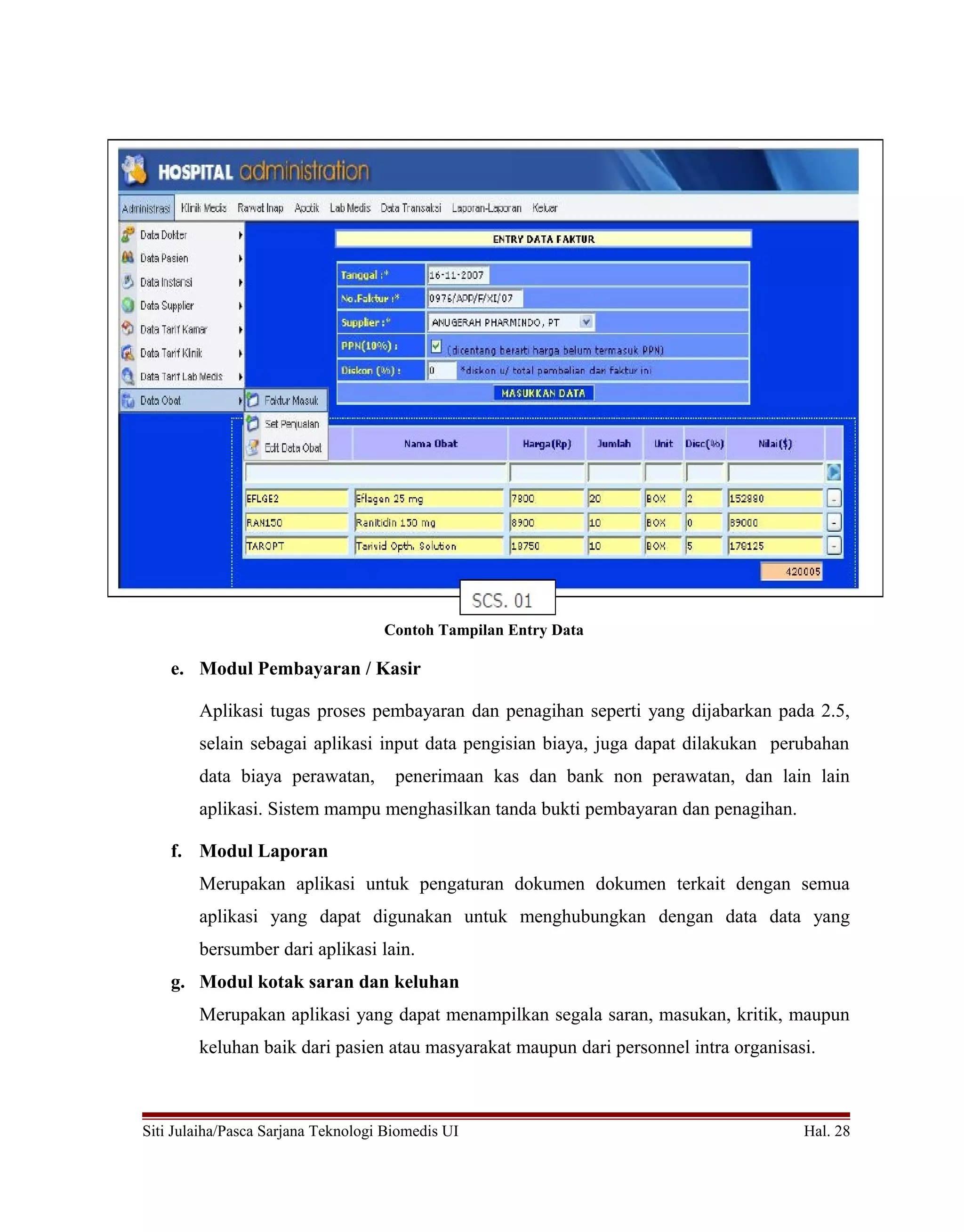 Sistem manajemen rawat jalan rumah sakit indonesia | DOC