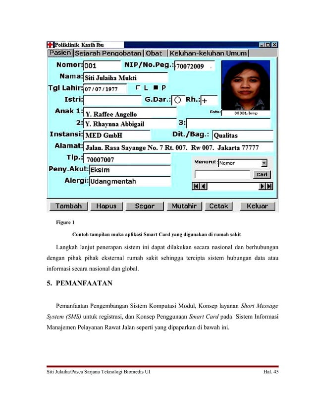 Sistem manajemen rawat jalan rumah sakit indonesia | DOC