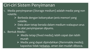 Sistem memori | PPT