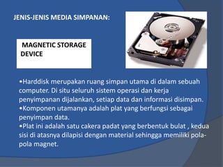 Sistem memori dan media simpanan | PPT