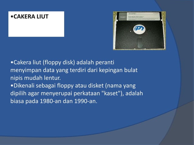 Sistem memori dan media simpanan | PPT