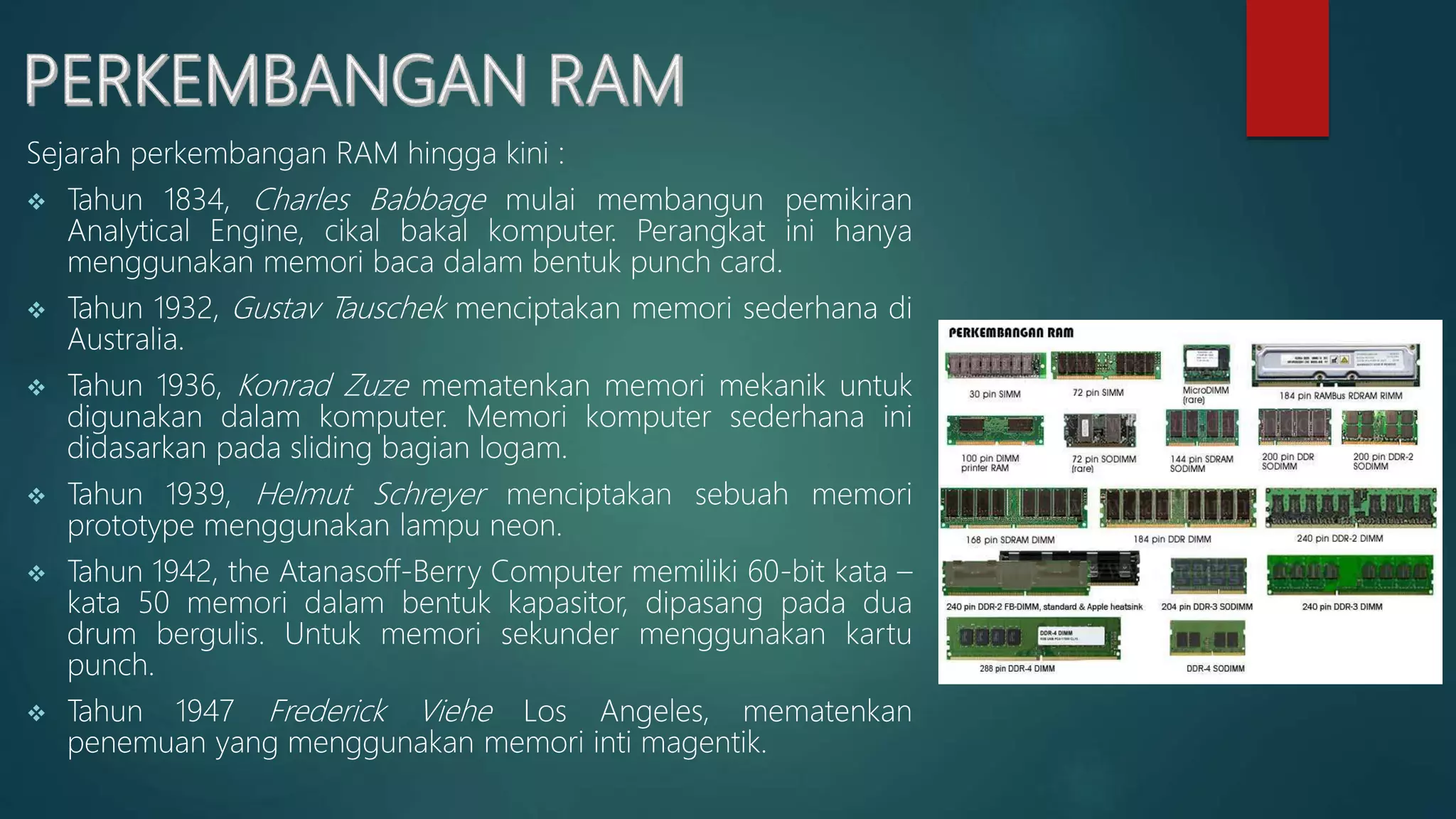 Sistem memori komputer | PPSX