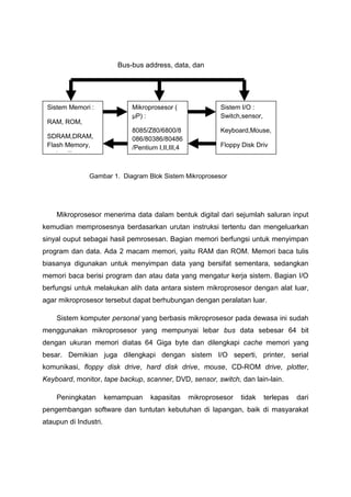 Sistem mikroprosesor | PDF