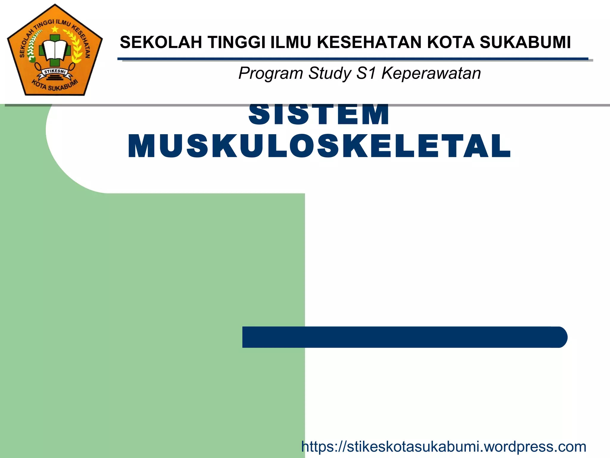 Sistem Muskuloskeletal | PPT