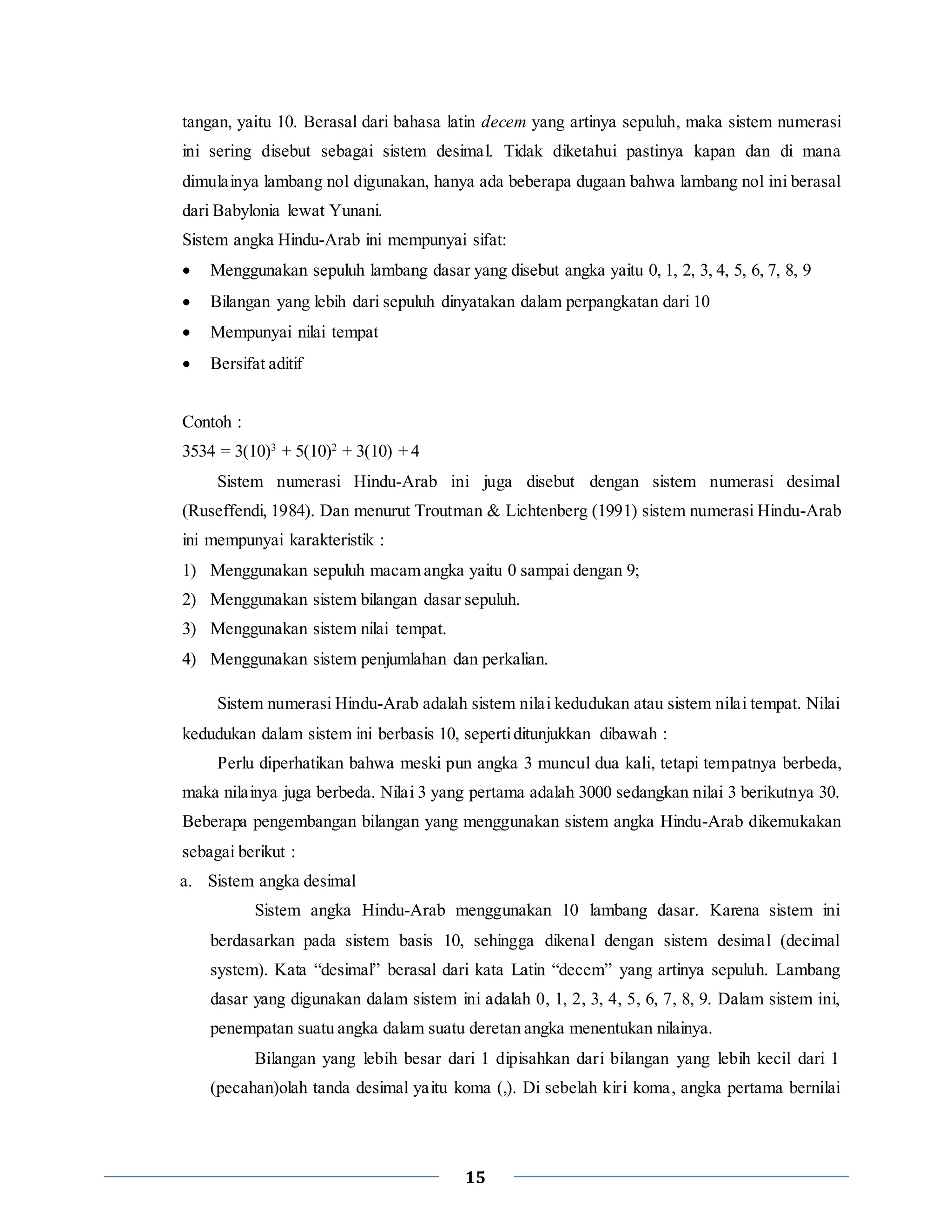Sistem numerasi | DOCX