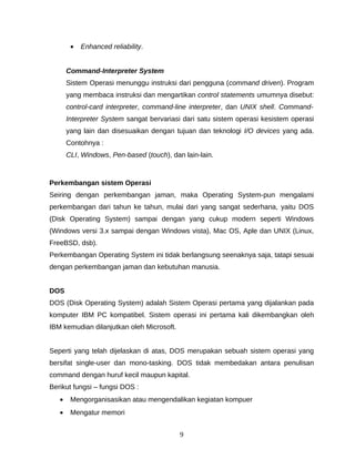 sistem operasi | PDF