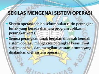 Sistem operasi. | PPTX
