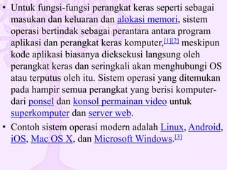 Sistem operasi | PPTX