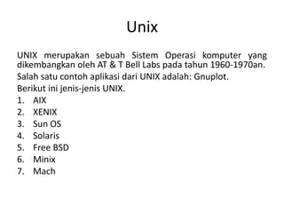 Sistem operasi | PPT