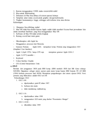 Sistem operasi | PDF