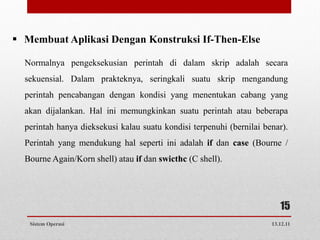 Sistem operasi pertemuan 9 | PPT