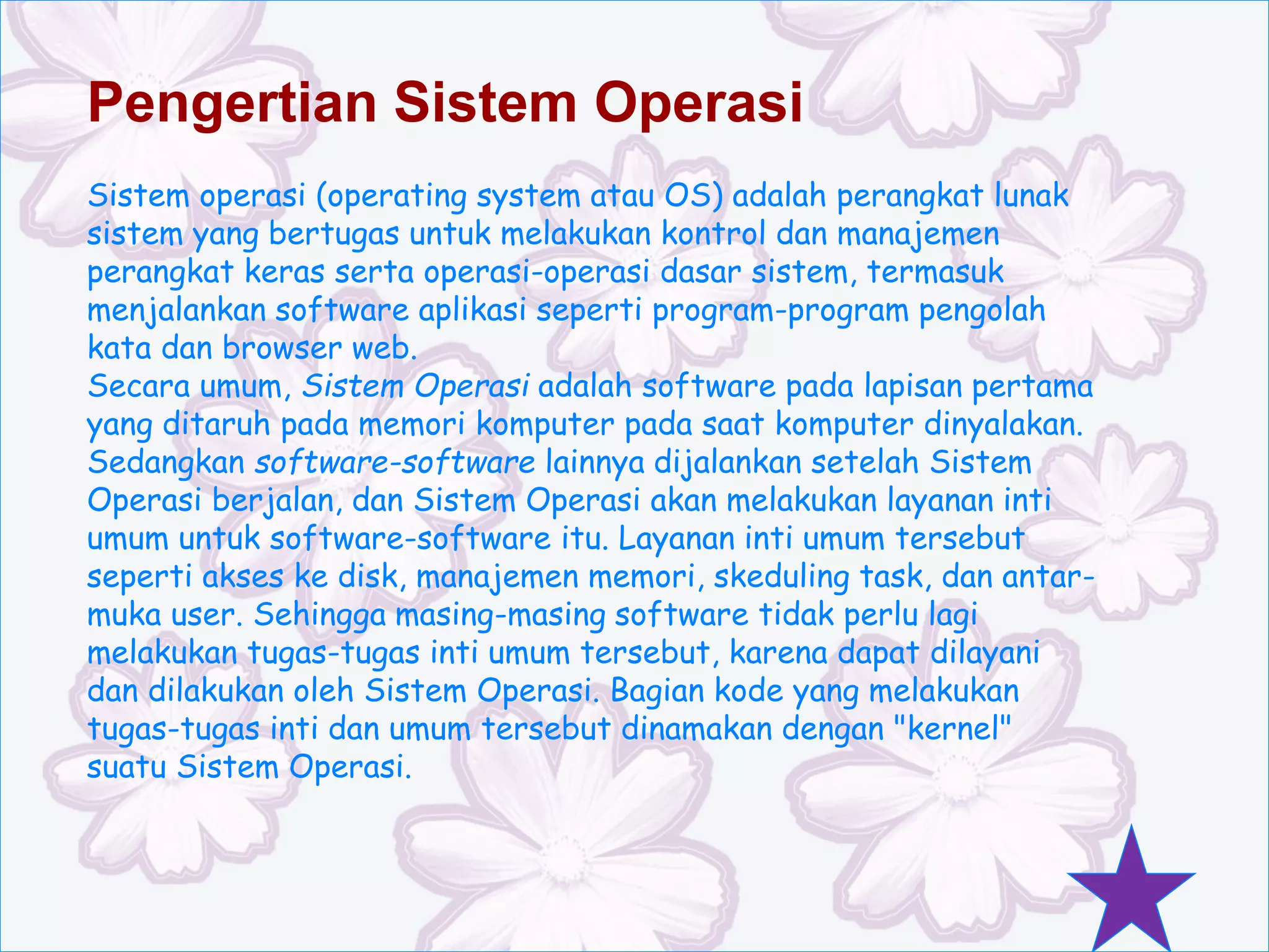 Sistem Operasi ( Komputer ) | PPTX