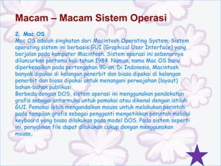 Sistem Operasi ( Komputer ) | PPTX
