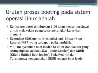 Sistem operasi 2 pert 5 | PPT