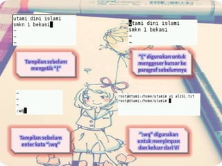Cara sederhana menggunakan Vi File Editor | PPTX