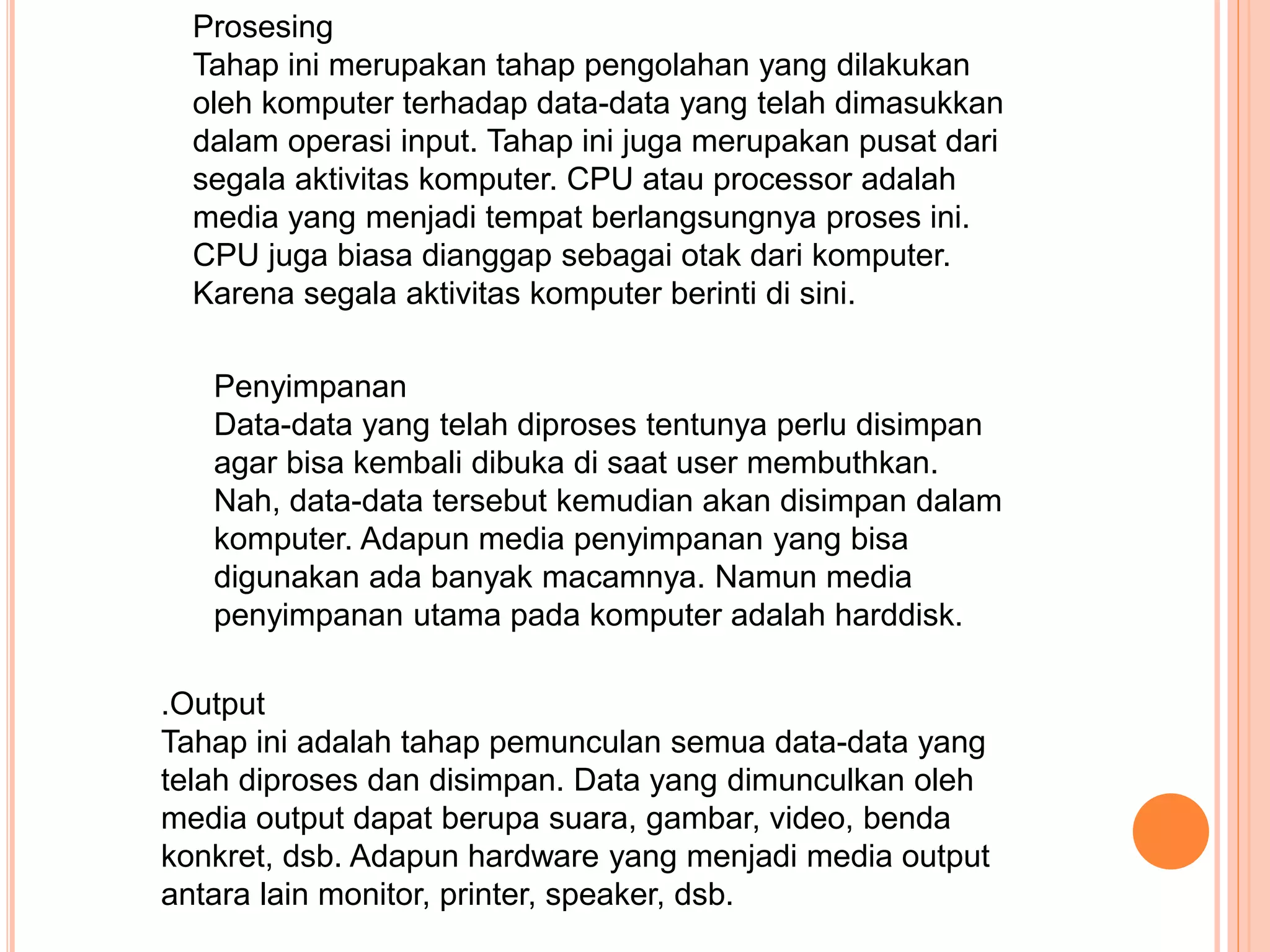 Sistem operasi input output | PPTX