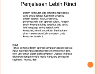 Sistem operasi input output | PPTX