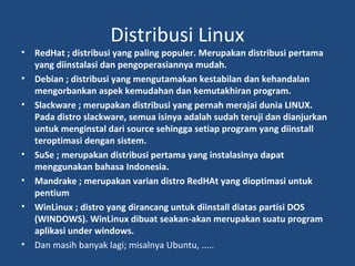 Sistem operasi linux | PPT