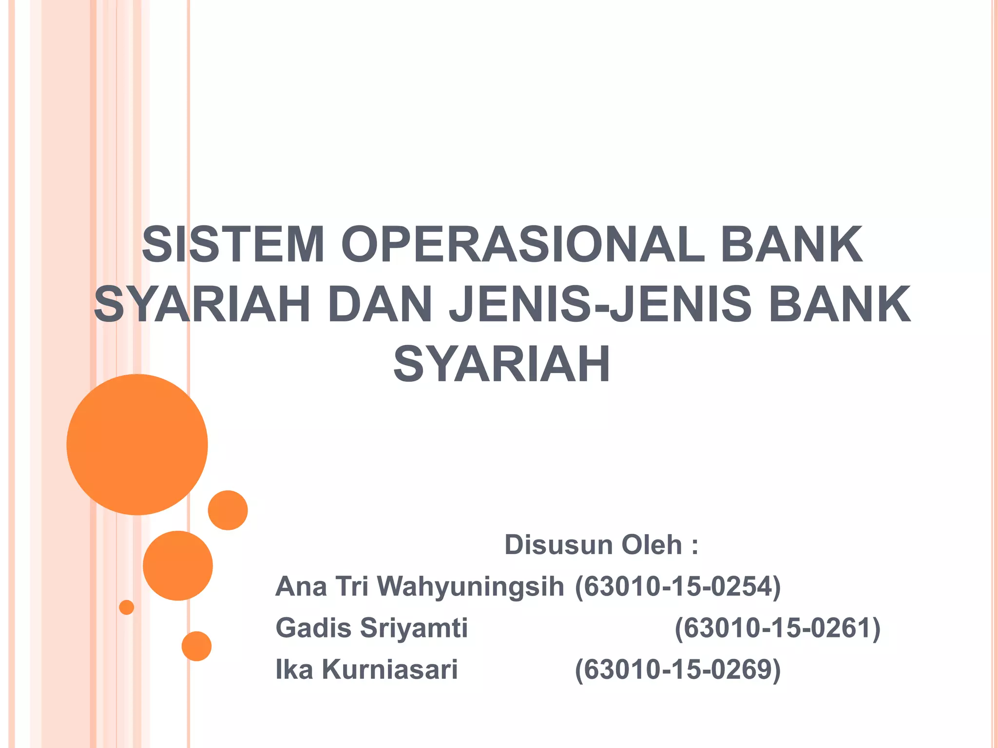 Sistem operasional bank syariah.ppt