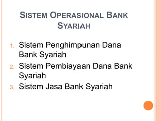 Sistem operasional bank syariah.ppt