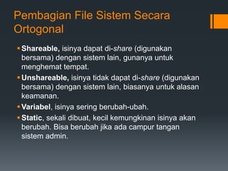 Sistem operasi sistem file linux | PPTX